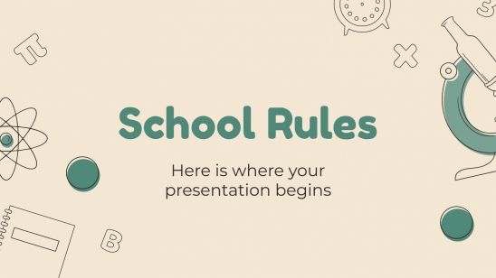 School Rules Google Slides theme and PowerPoint template