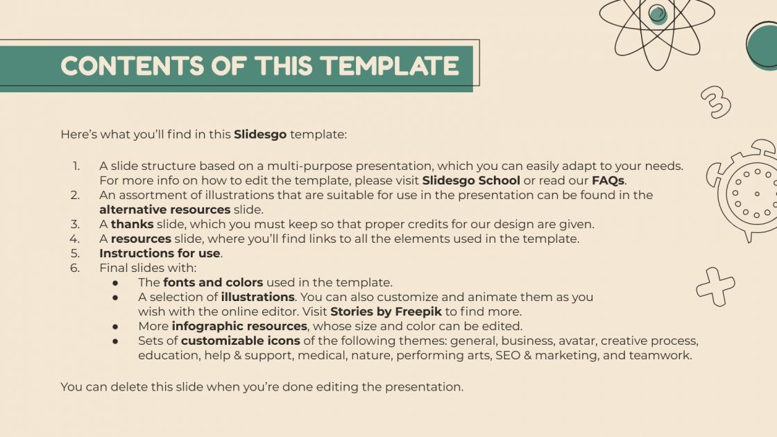 School Rules Google Slides theme and PowerPoint template