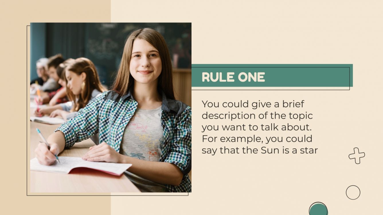 School Rules Google Slides theme and PowerPoint template
