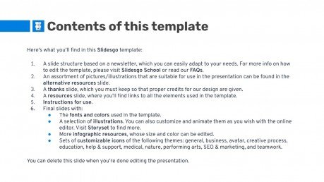 Investment Newsletter Google Slides and PowerPoint template