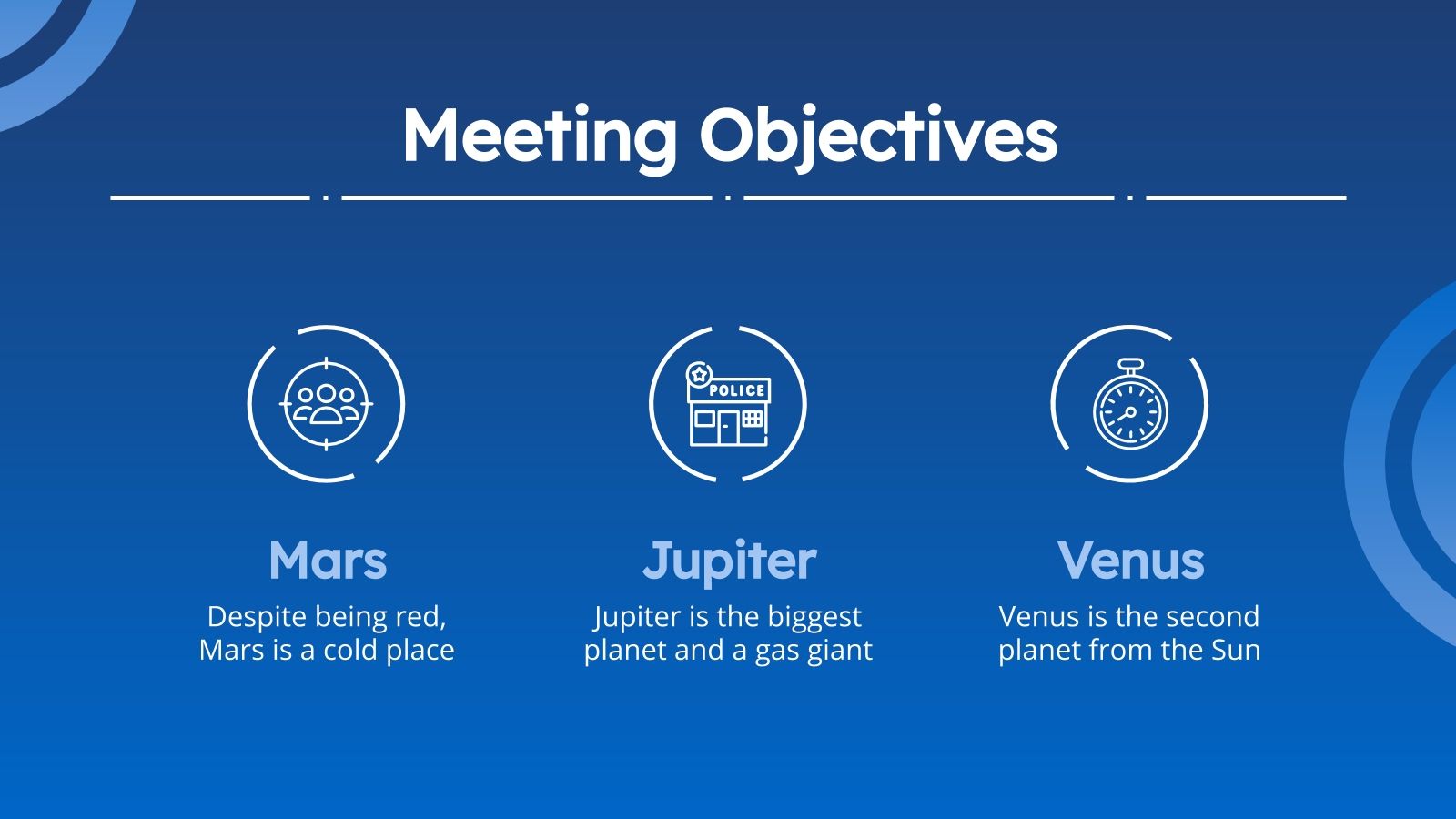 Police Meeting Google Slides theme and PowerPoint template