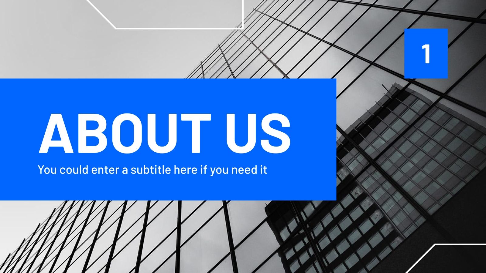 Simple Modern Google Slides and PowerPoint template