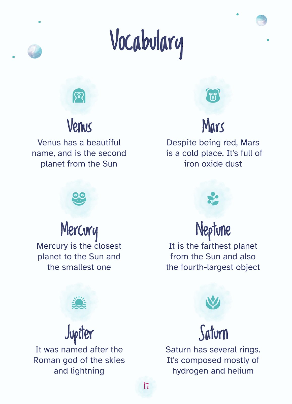 Watercolor Sea Breeze Style Student Book | Google Slides & PPT