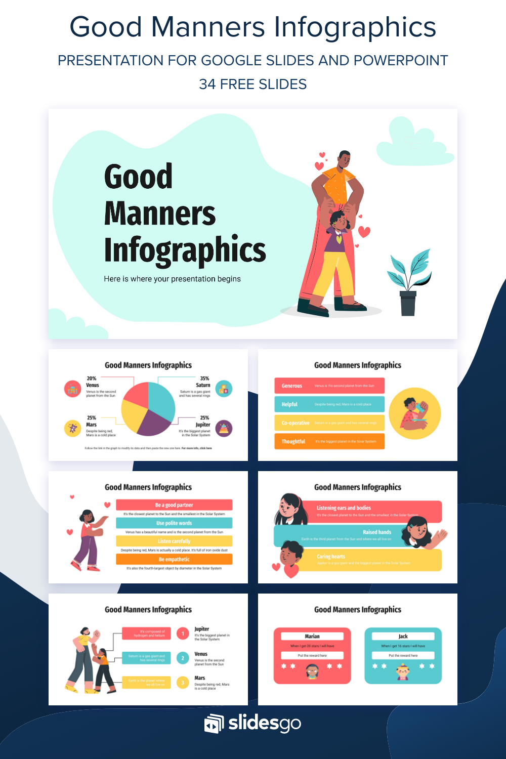 Good Manners Infographics | Google Slides & PowerPoint