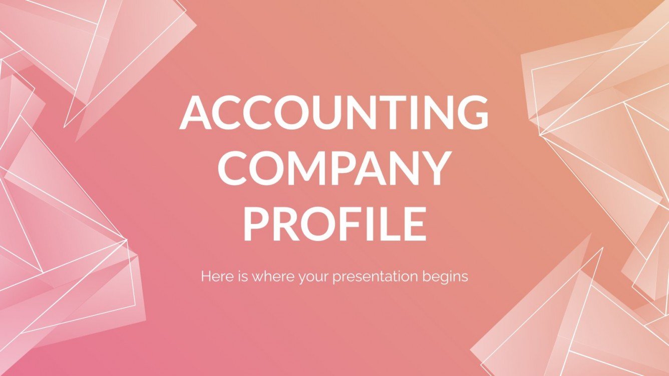 Accounting Company Profile Google Slides & PowerPoint template