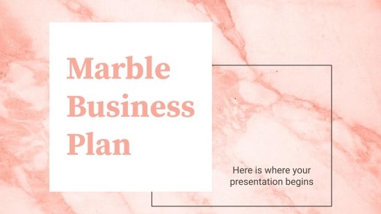 Marble Business Plan Google Slides and PowerPoint template