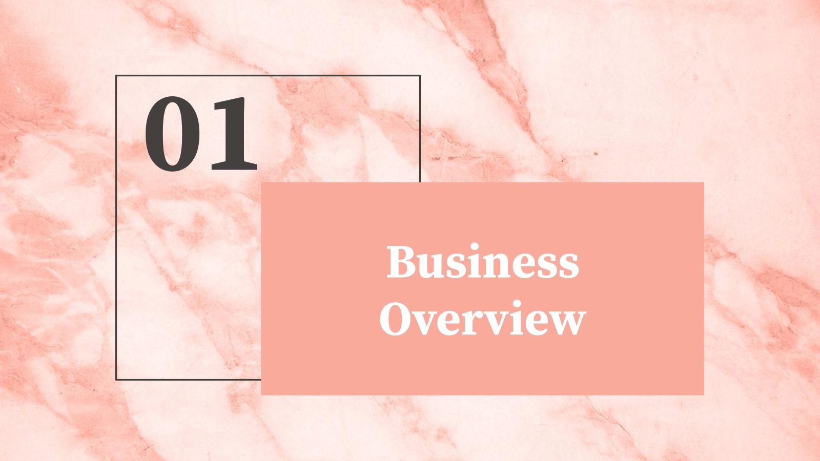 Marble Business Plan Google Slides and PowerPoint template