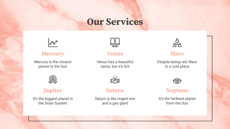 Marble Business Plan Google Slides and PowerPoint template