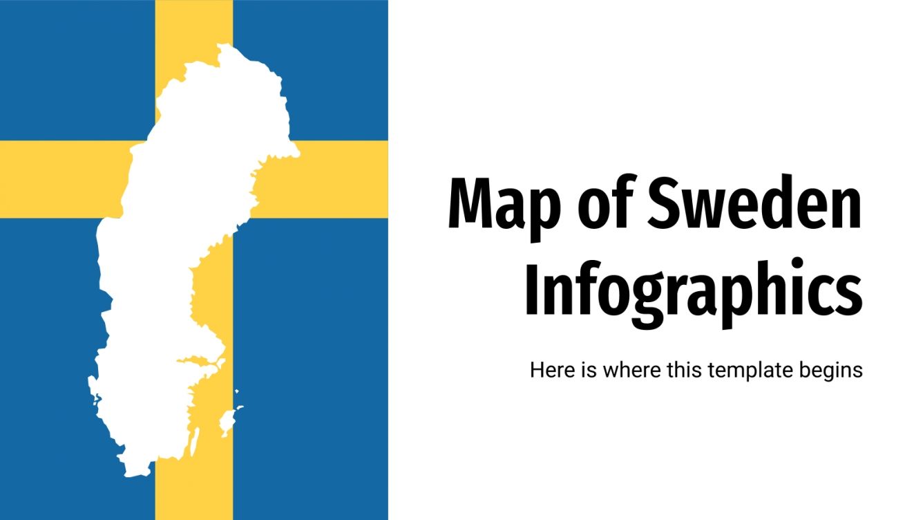 Map of Sweden Infographics for Google Slides & PowerPoint