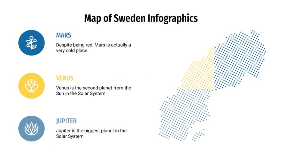 Map of Sweden Infographics for Google Slides & PowerPoint