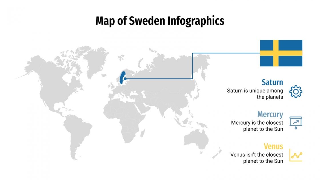 Map of Sweden Infographics for Google Slides & PowerPoint