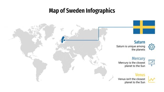 Map of Sweden Infographics for Google Slides & PowerPoint