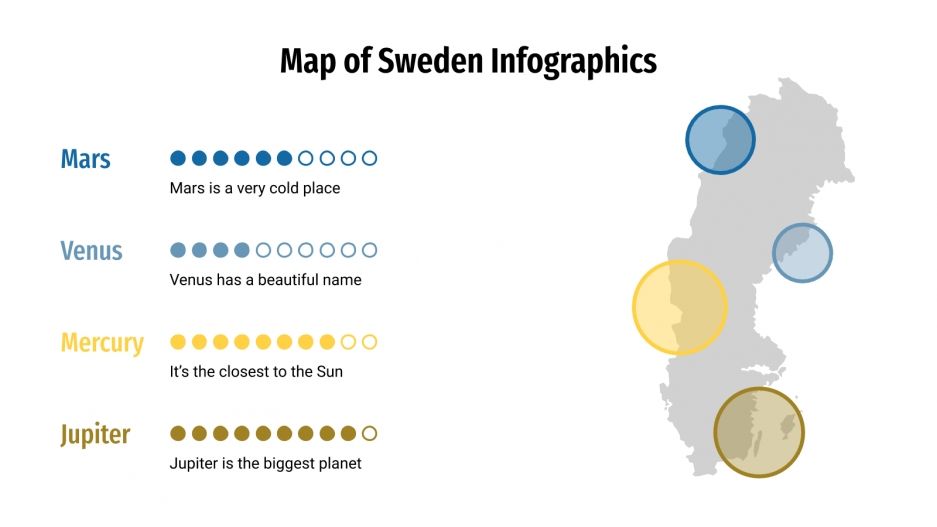 Map of Sweden Infographics for Google Slides & PowerPoint