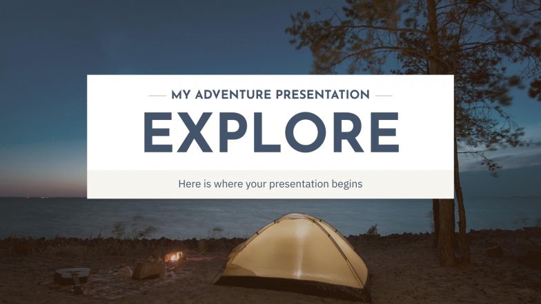 Explore and Travel Slides and PowerPoint template