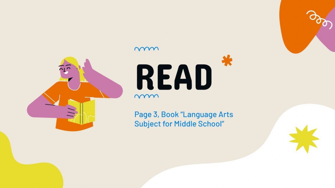Language Arts: Book Reading Practice | Google Slides & PPT