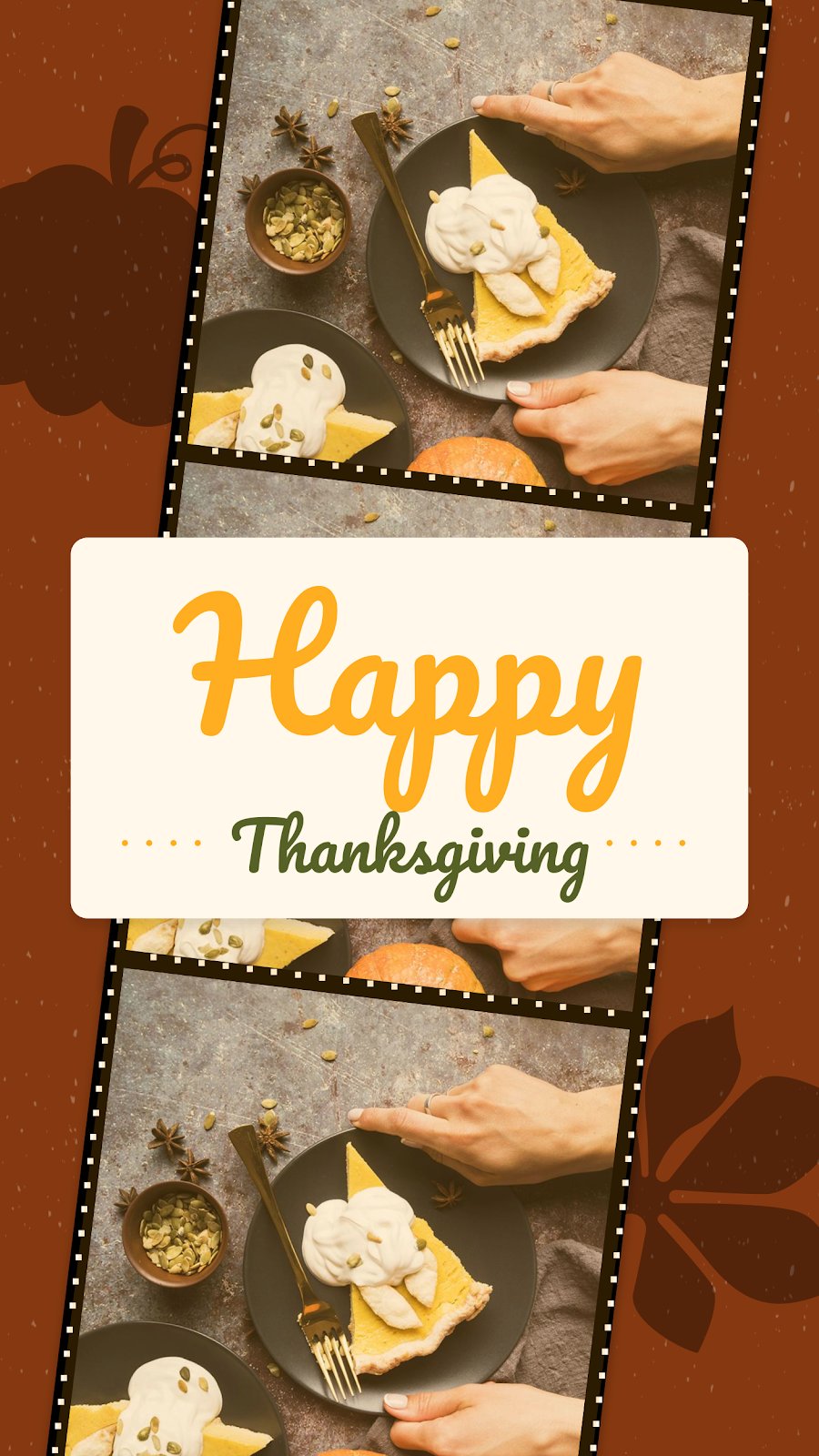 Thanksgiving Celebration IG Stories: Marketing | Google Slides