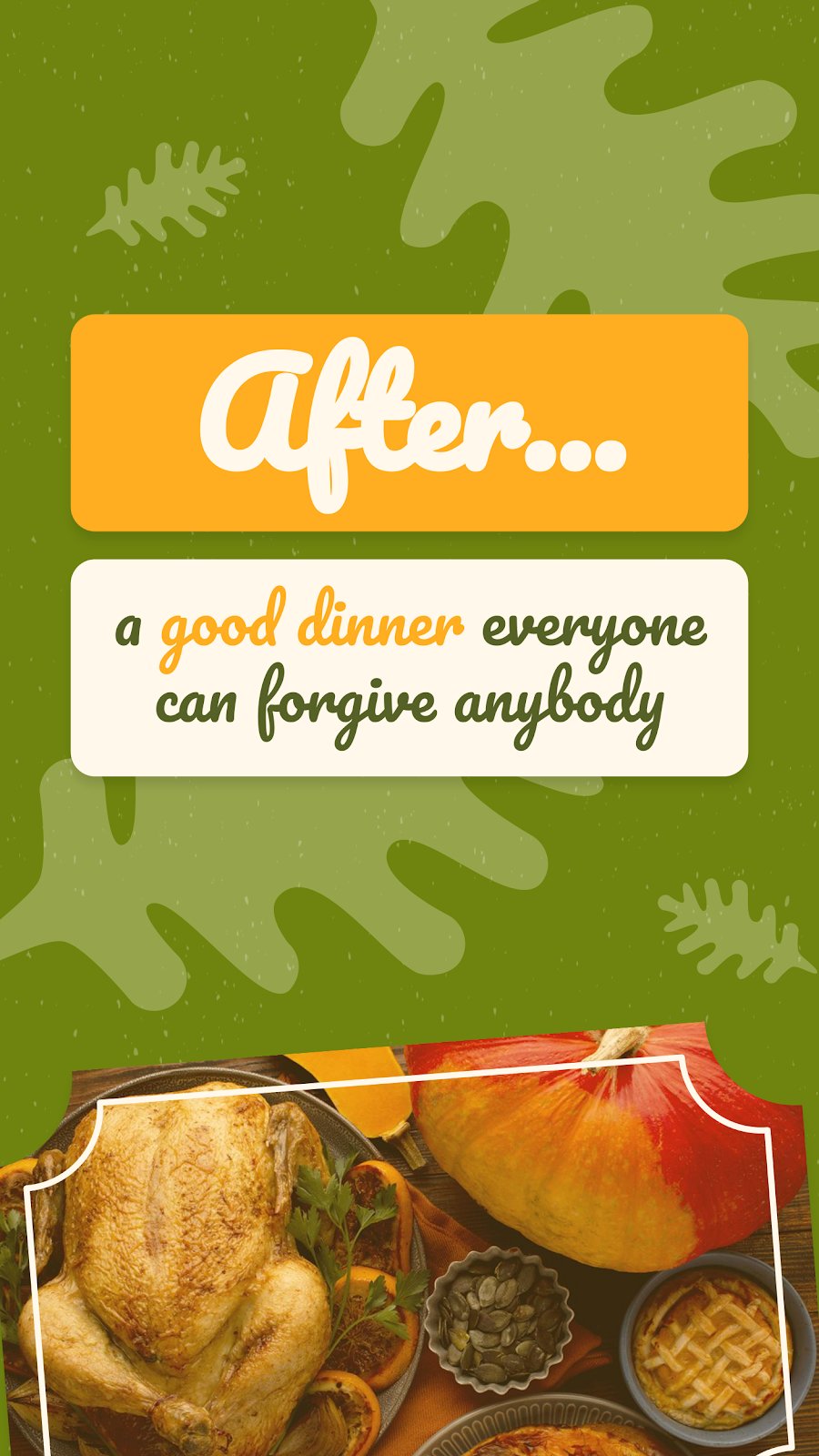 Thanksgiving Celebration IG Stories: Marketing | Google Slides