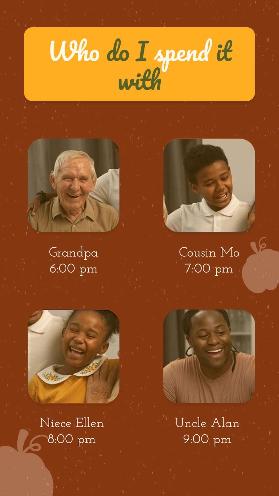 Thanksgiving Celebration IG Stories: Marketing | Google Slides