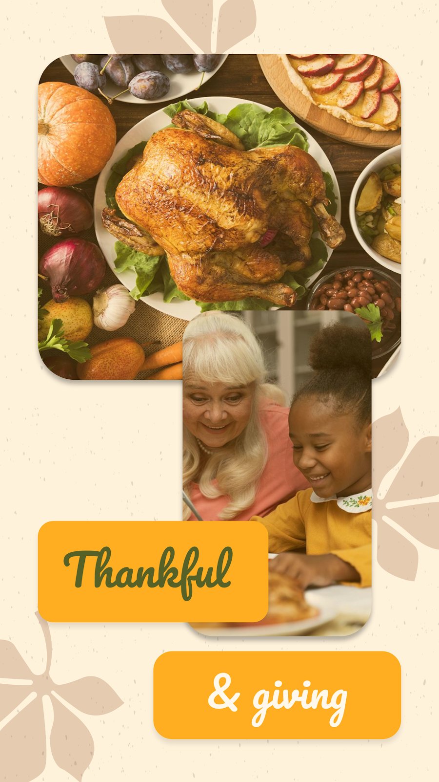 Thanksgiving Celebration IG Stories: Marketing | Google Slides