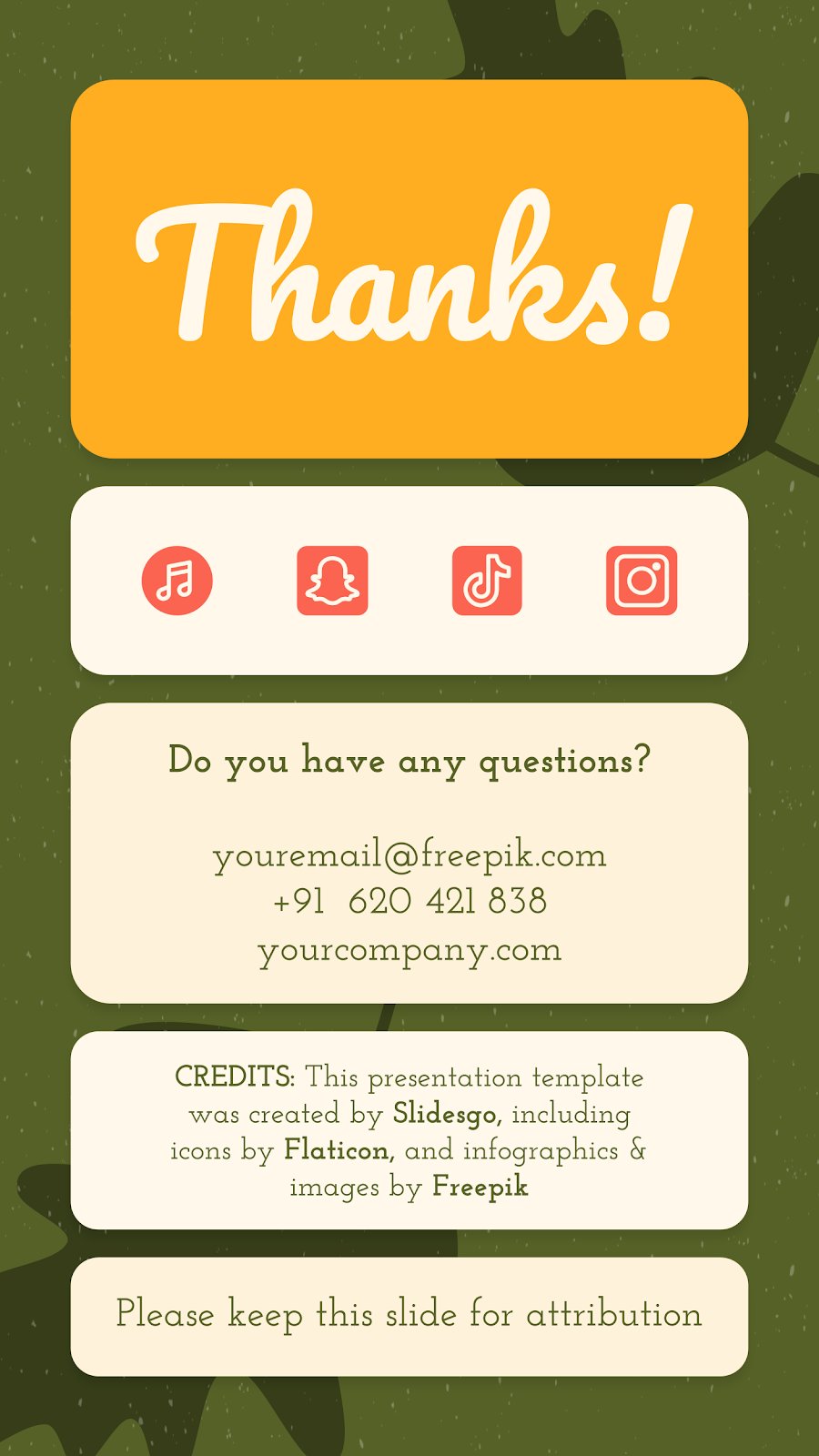 Thanksgiving Celebration IG Stories: Marketing | Google Slides