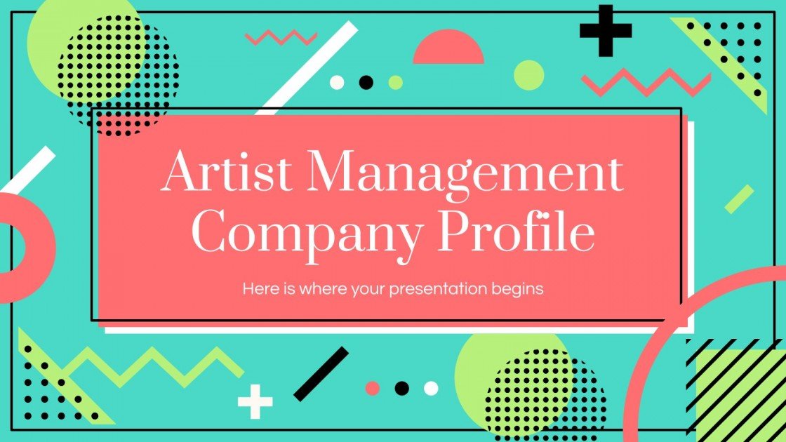 Artist Management Company Profile | Google Slides & PowerPoint