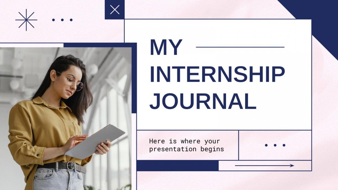 Free Google Slides & PowerPoint templates for a diary
