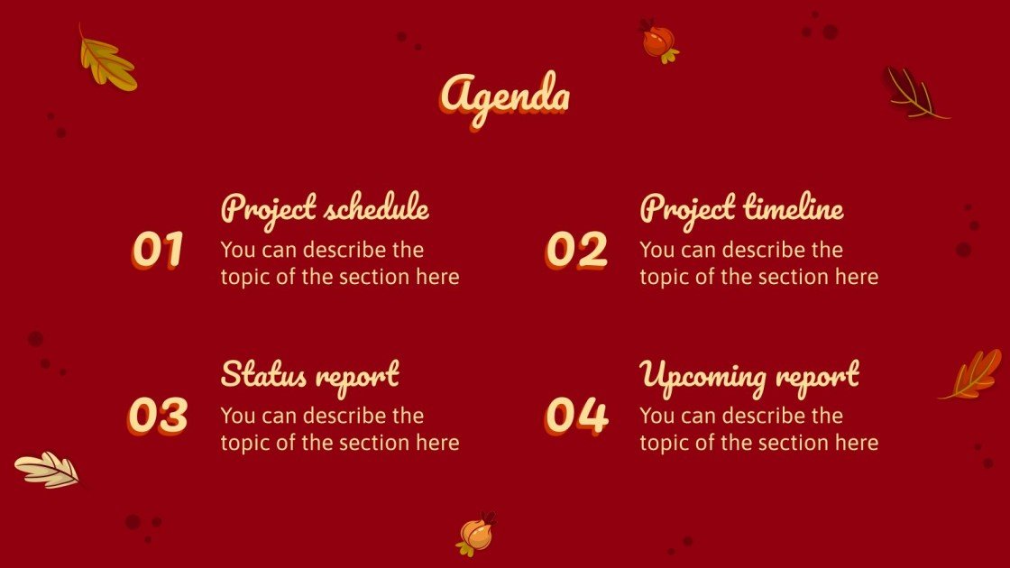 Hello Fall Meeting | Google Slides & PowerPoint Template