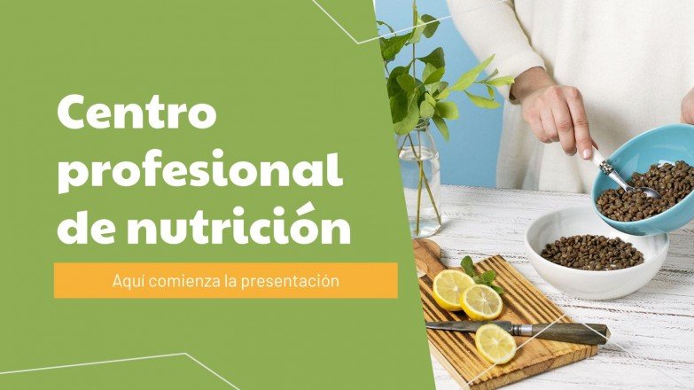 Professional Nutrition Center | Google Slides & PowerPoint