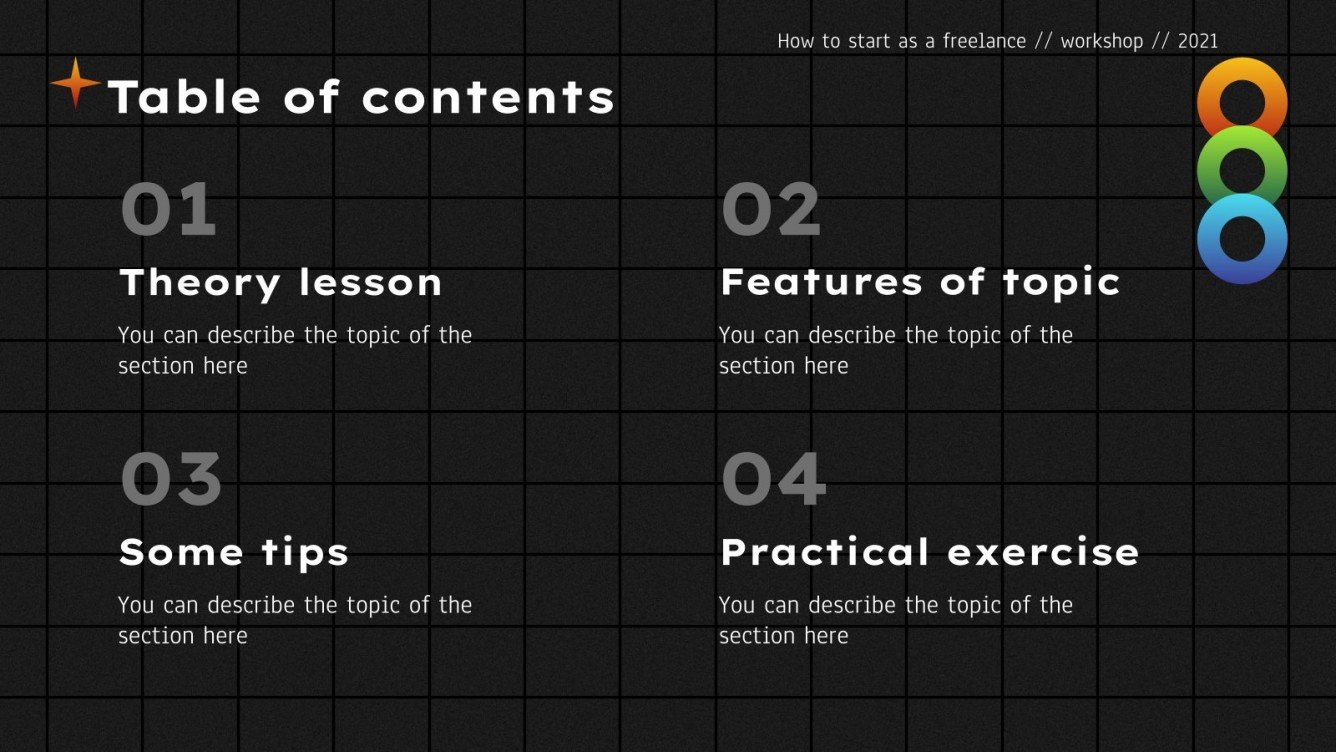 How to Start as a Freelance Workshop | Google Slides & PPT