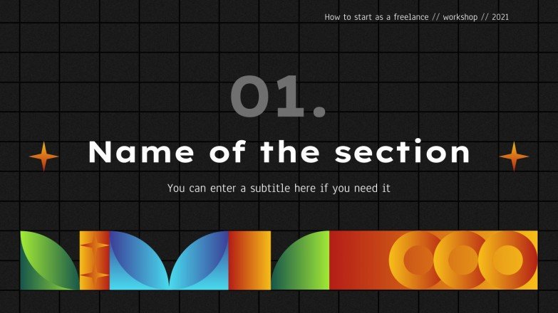 How to Start as a Freelance Workshop | Google Slides & PPT