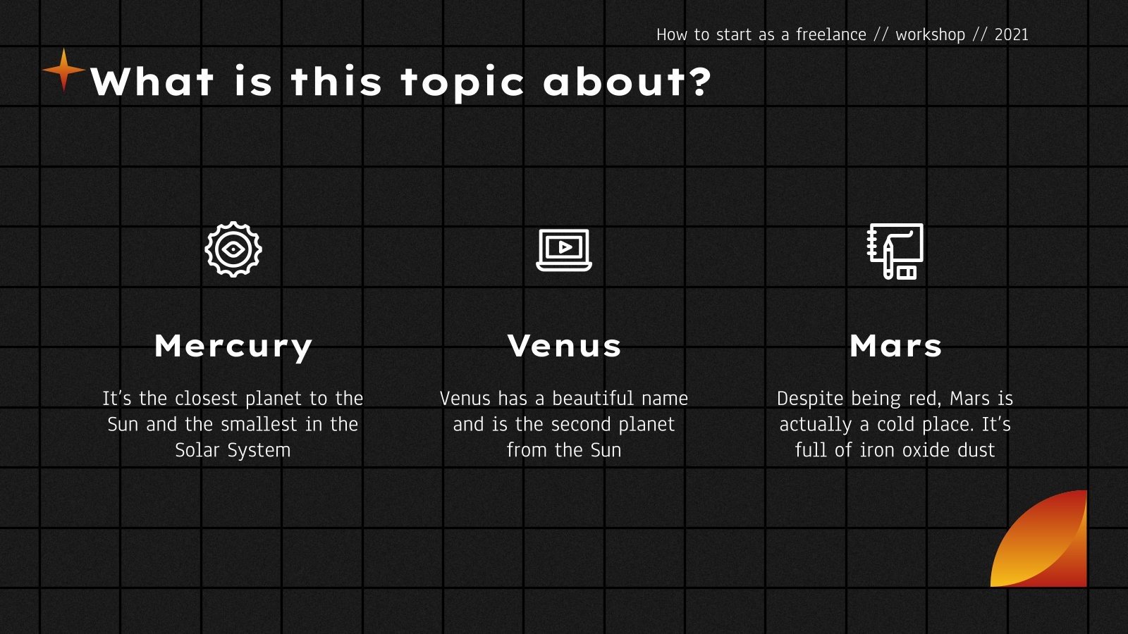 How to Start as a Freelance Workshop | Google Slides & PPT