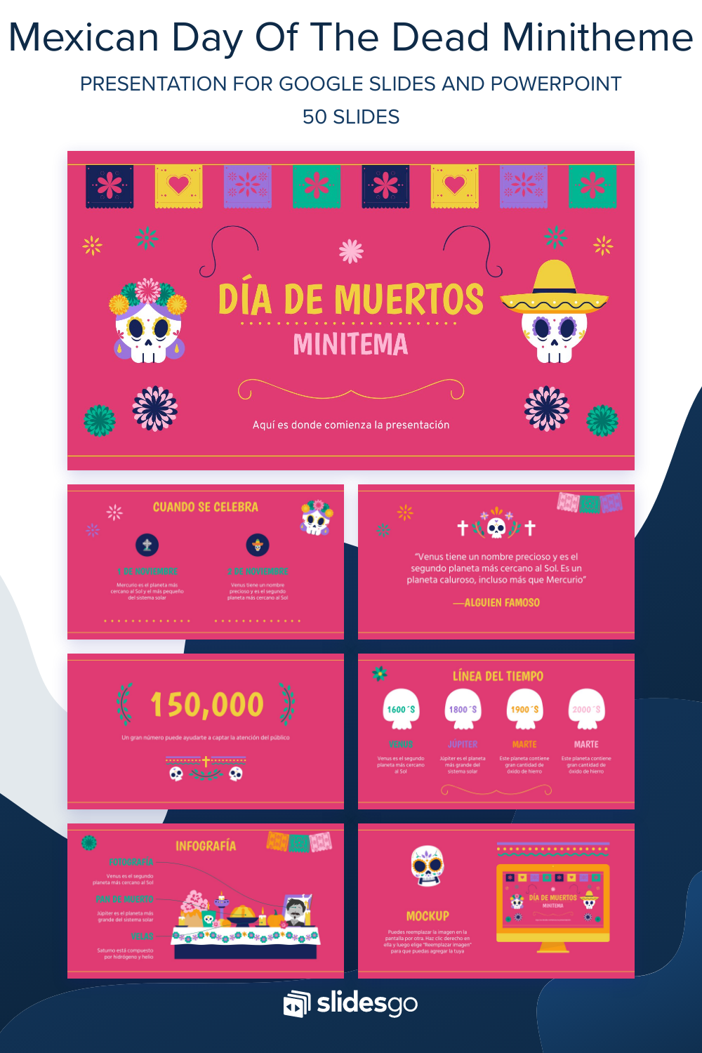 Mexican Day of the Dead Minitheme | Google Slides & PowerPoint