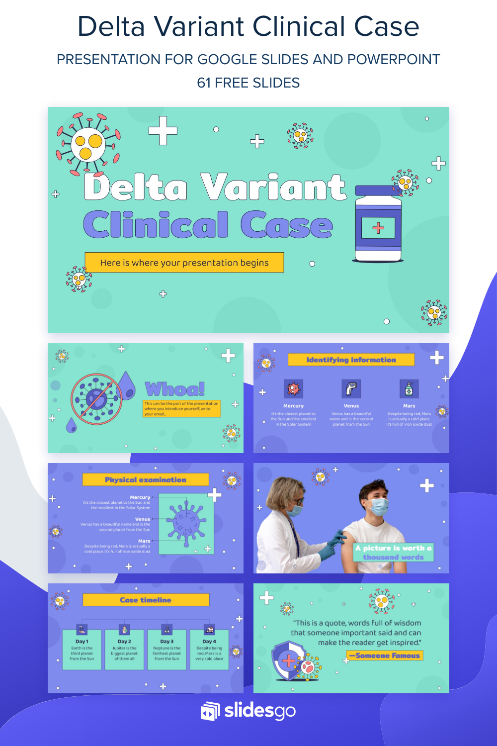 Delta Variant Clinical Case | Google Slides & PowerPoint