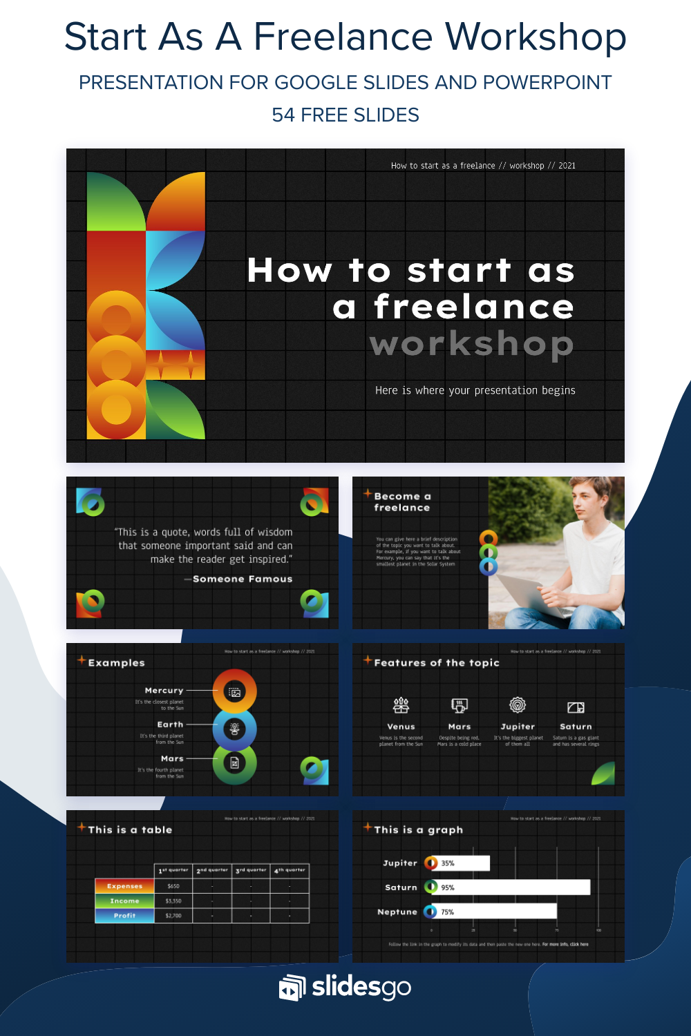 How to Start as a Freelance Workshop | Google Slides & PPT