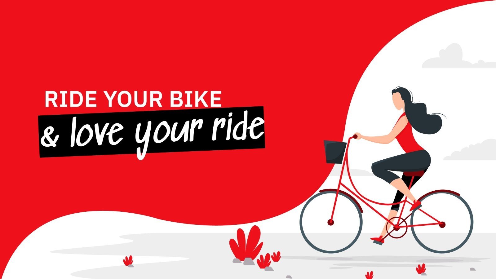 Ride Your Bike Google Slides theme and PowerPoint template
