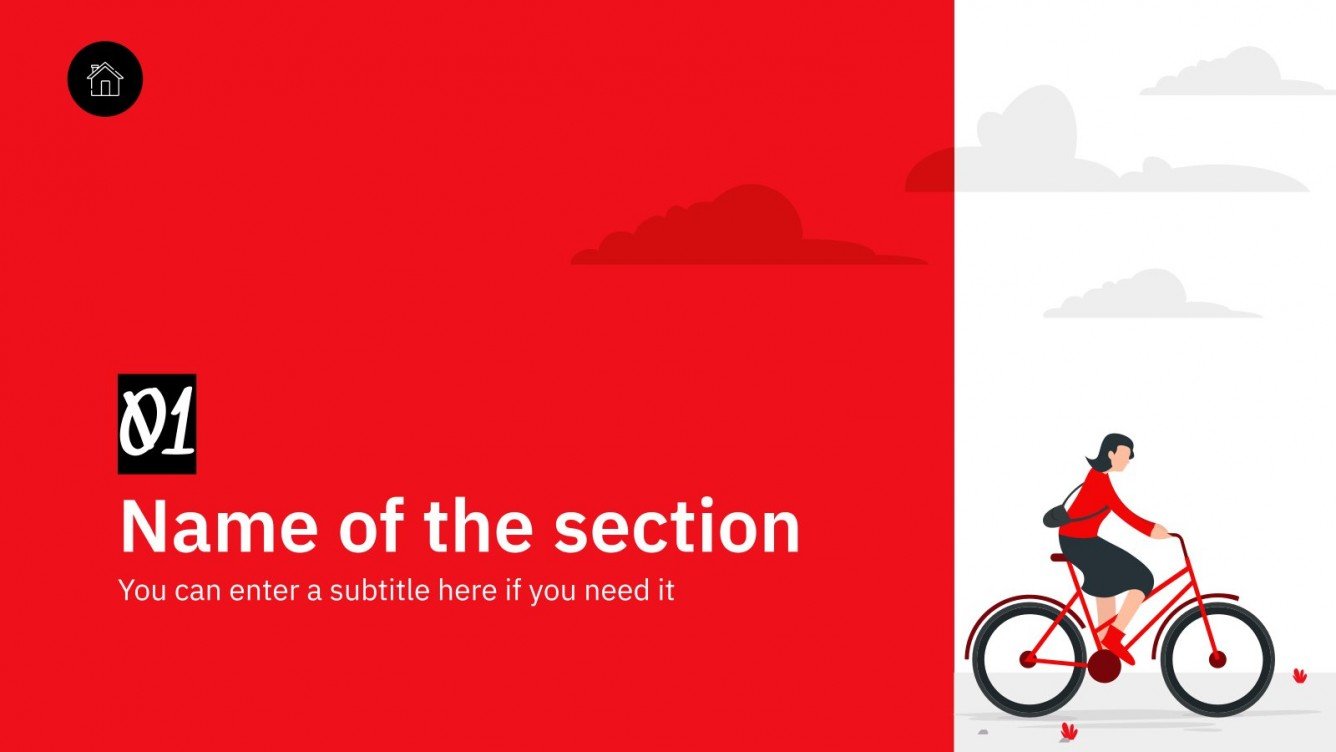 Ride Your Bike Google Slides theme and PowerPoint template