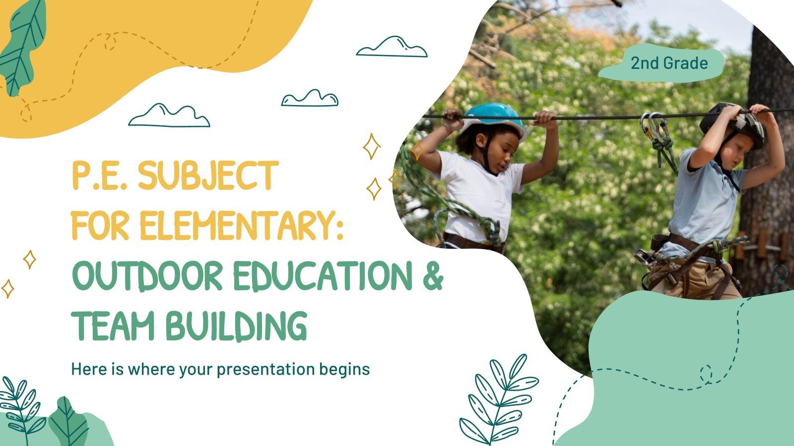 Free templates about Physical Education for Google Slides & PPT