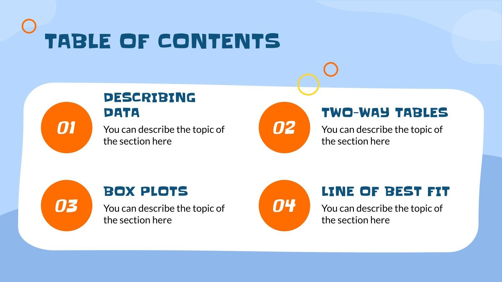 Math for 9th Grade: Data Analysis | Google Slides & PPT
