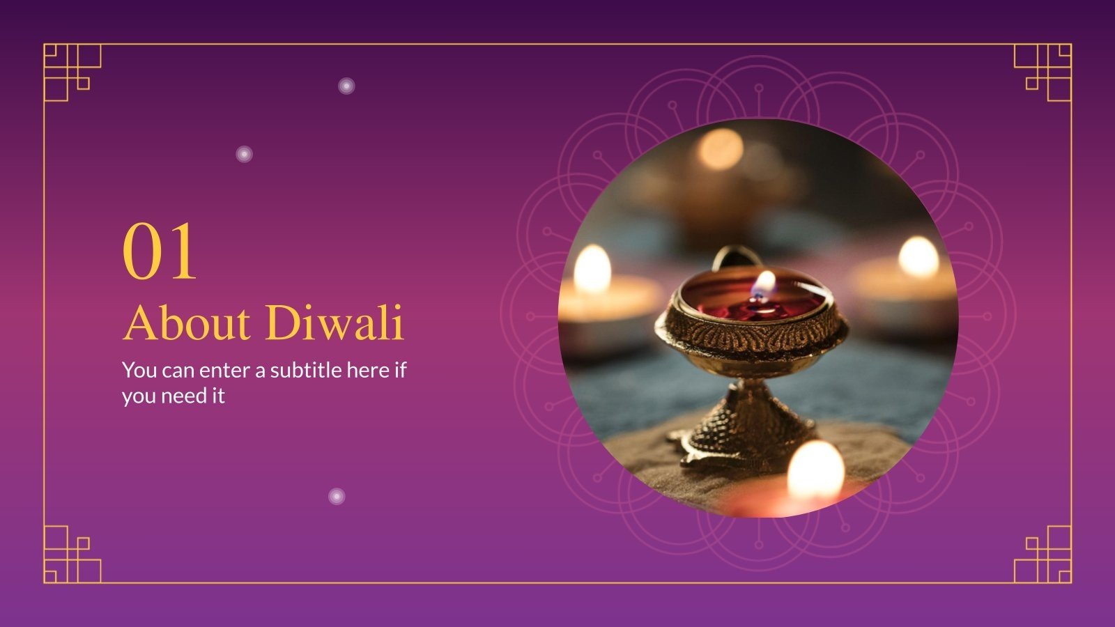 Divali | Plantilla de Google Slides y PowerPoint