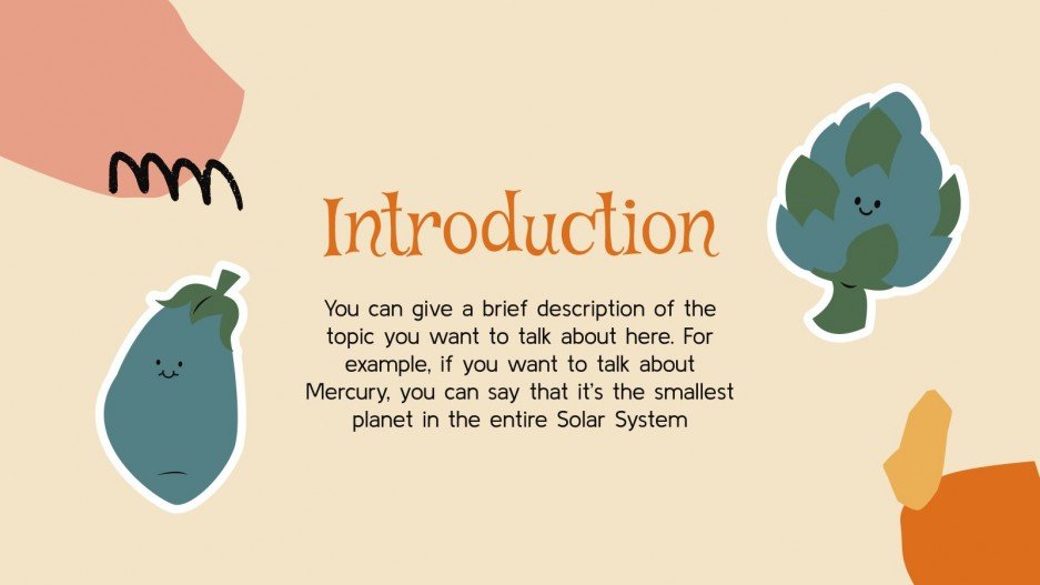 Fruits and Vegetables Vocabulary for Pre-K | Google Slides