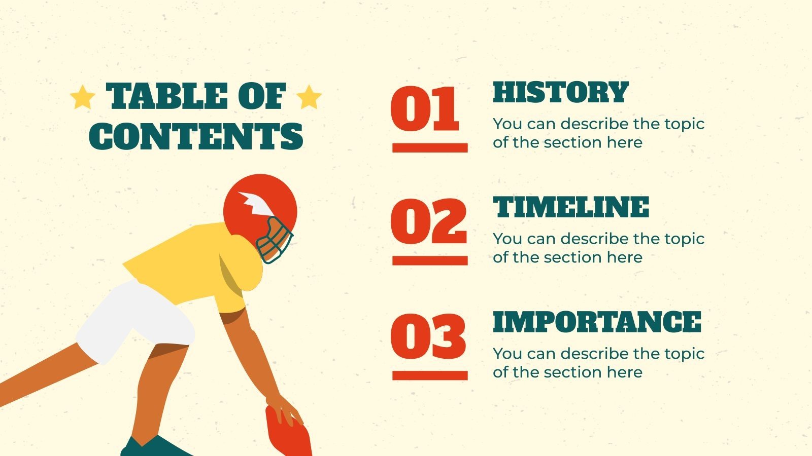 American Football Day | Google Slides & PowerPoint Template