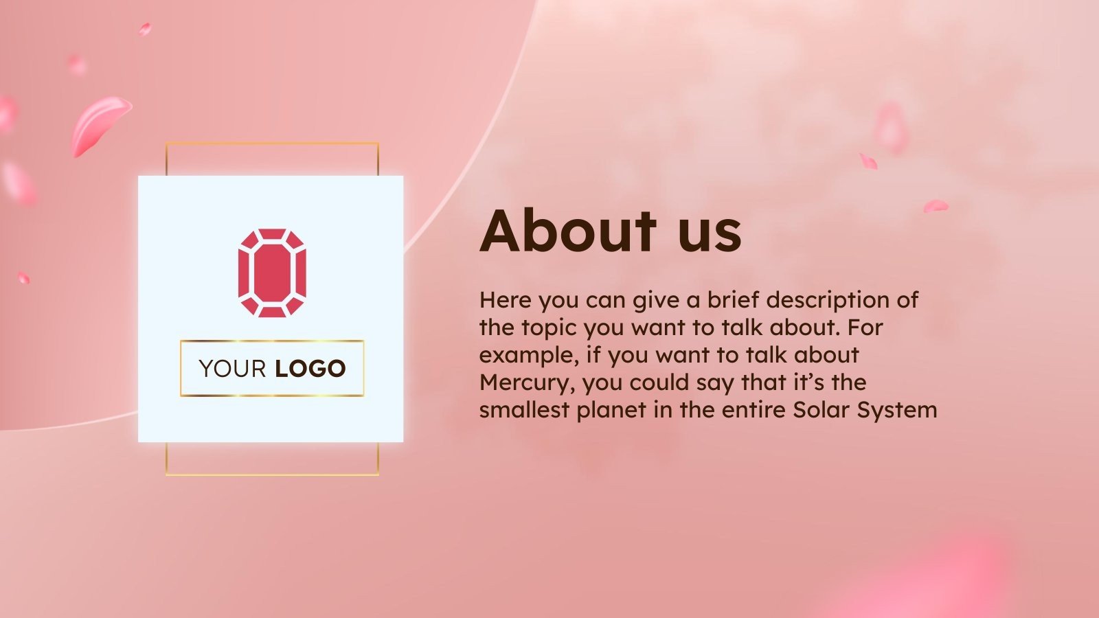 Cosmetic Brand Company Profile | Google Slides & PowerPoint