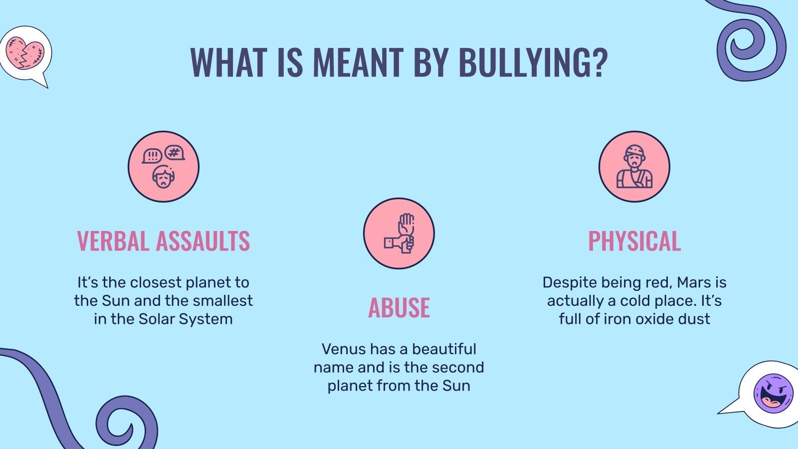 Day against Bullying at School | Google Slides & PPT