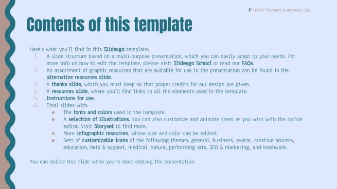 World Tsunami Awareness Day | Google Slides & PowerPoint
