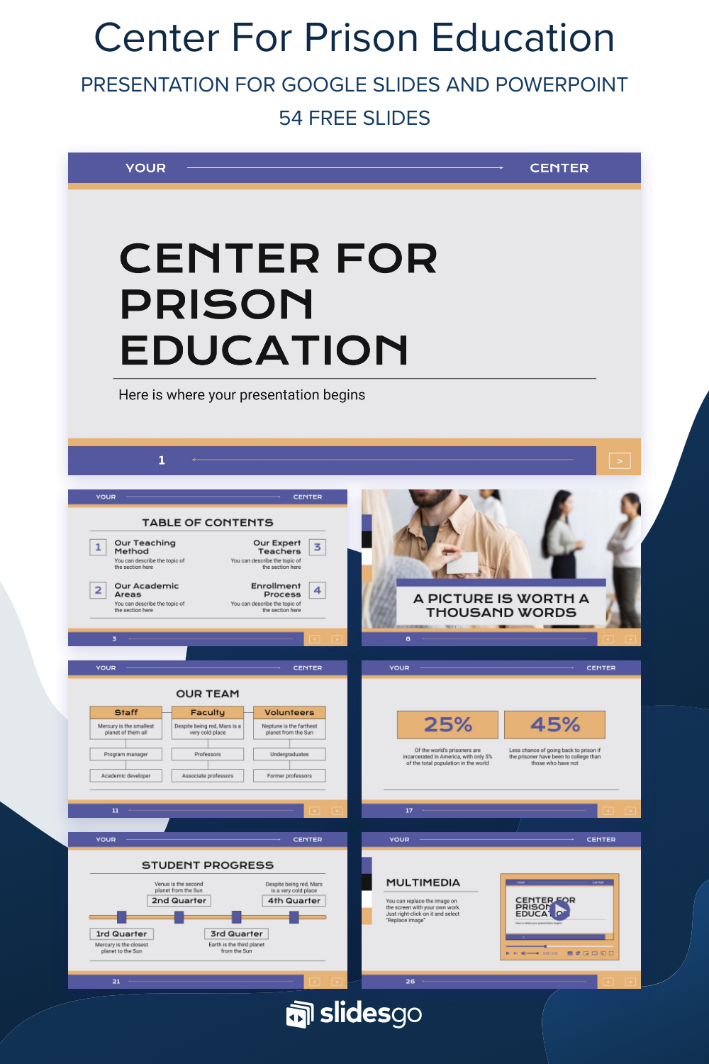 Center for Prison Education | Google Slides & PowerPoint