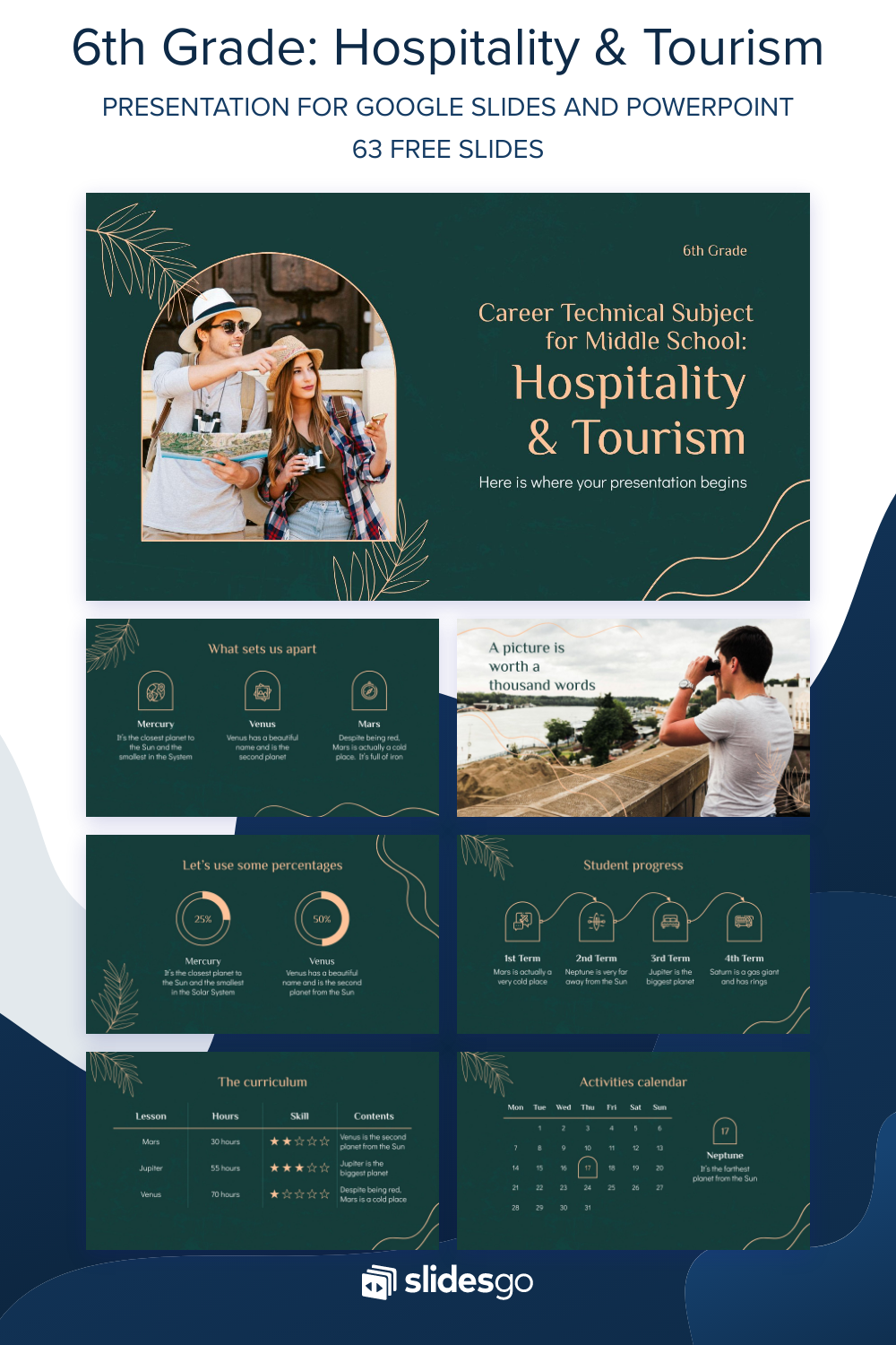Career Technical Subject for 6th Grade: Hospitality & Tourism