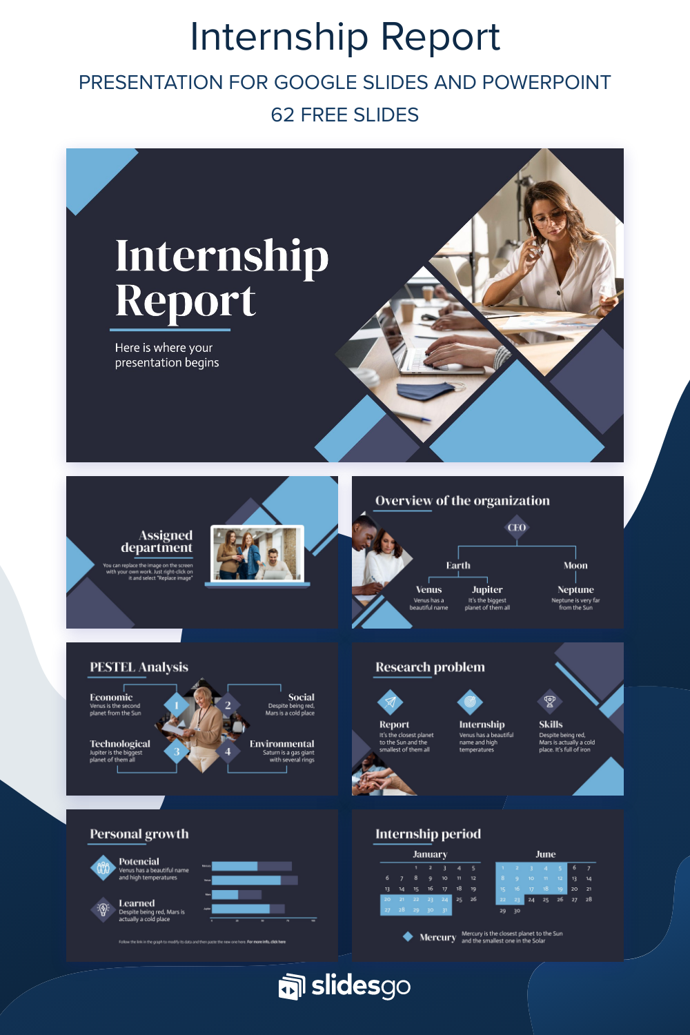 Internship Report | Google Slides & PowerPoint Template