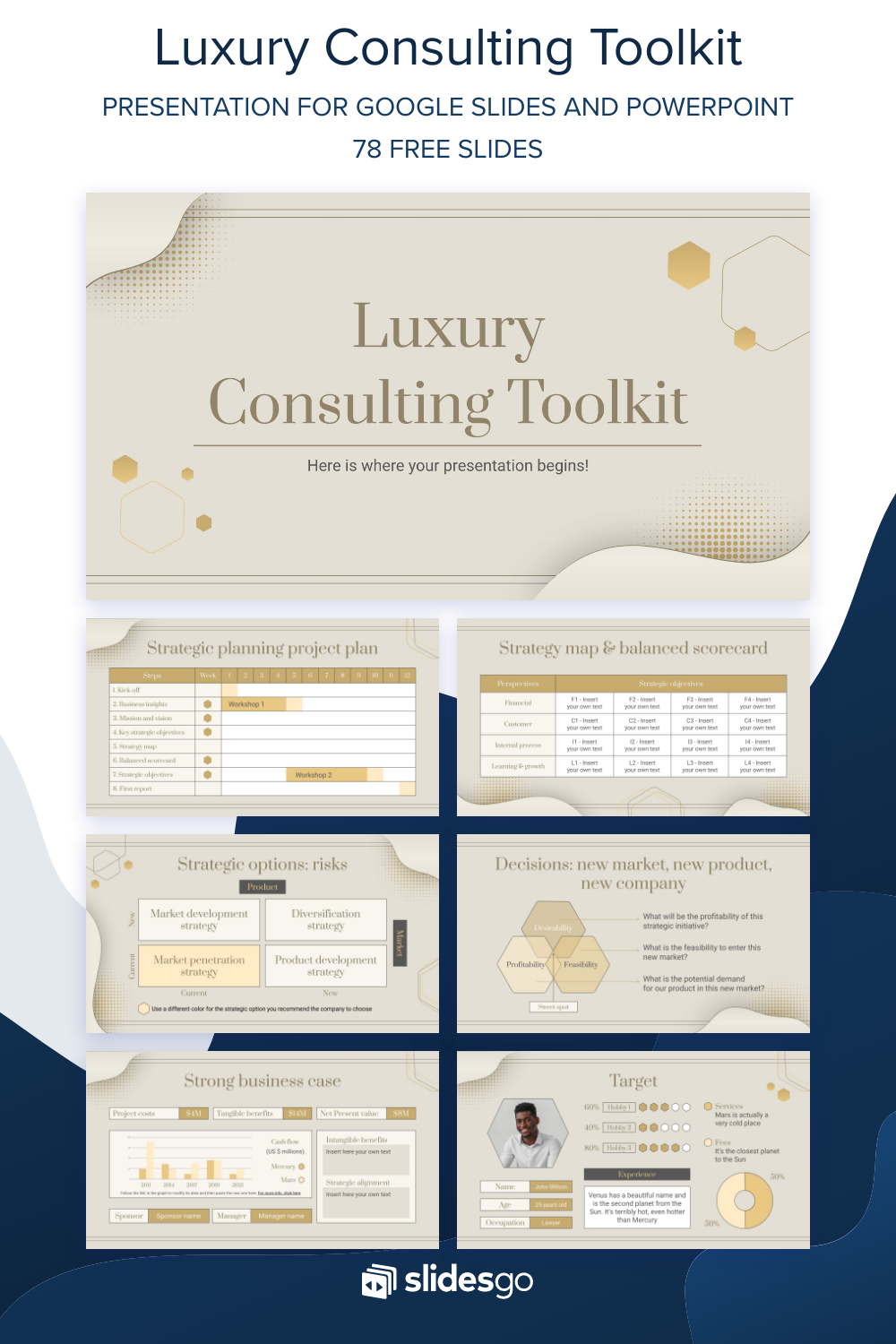 Luxury Consulting Toolkit | Google Slides & PowerPoint