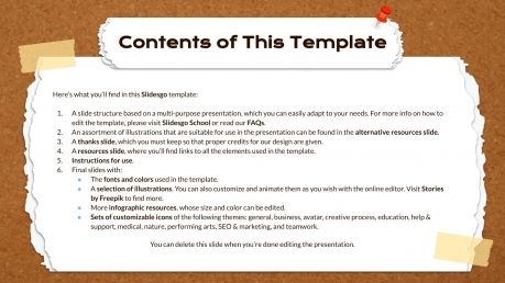 Sameco Bulletin Board Google Slides & PowerPoint template