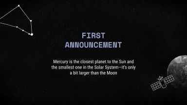 Science Fiction Newsletter Google Slides & PPT template